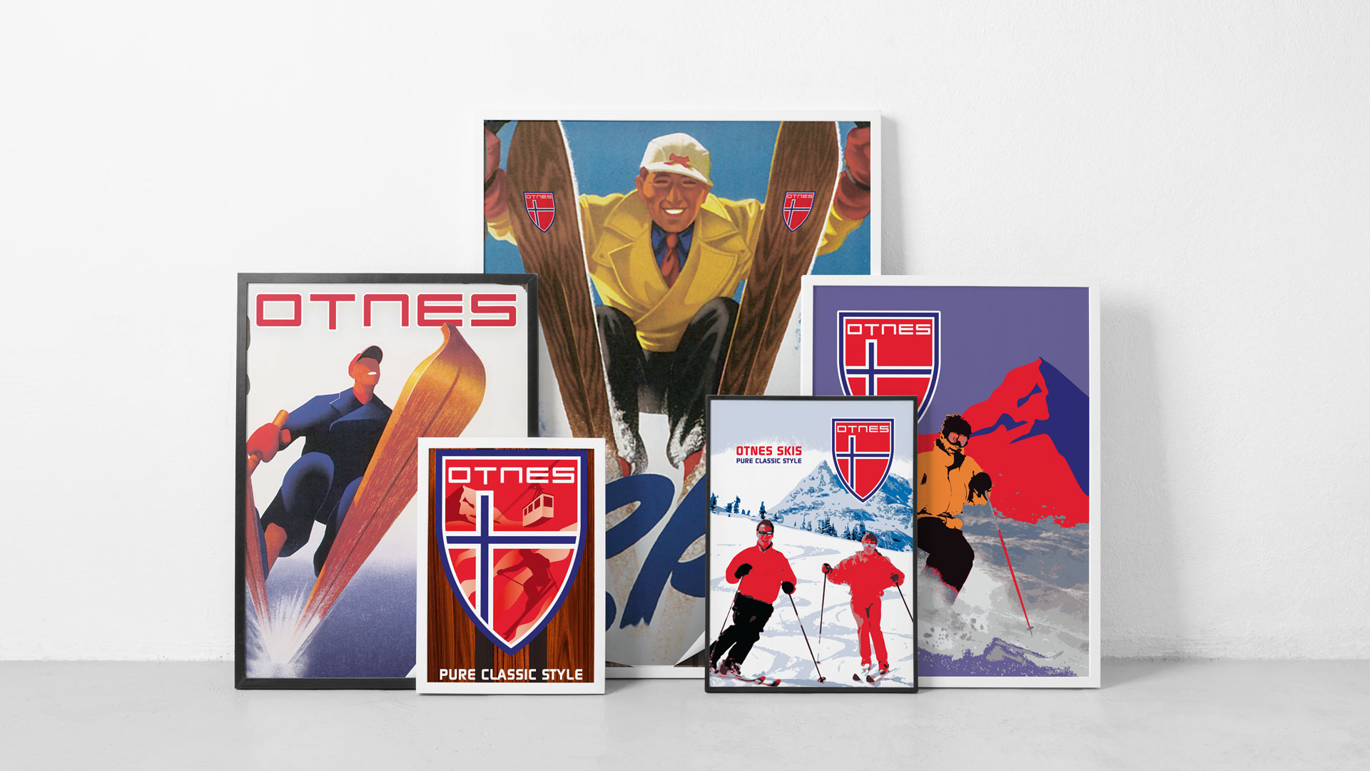 Poster Design by Splinter – Vintage Ski Series Otnes